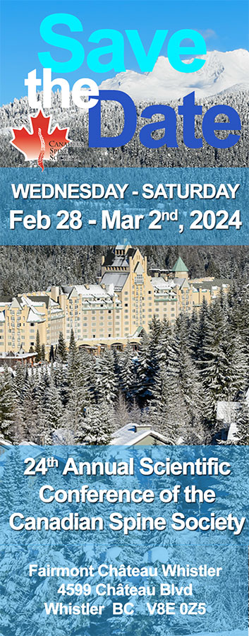 Past CSS Conferences - Canadian Spine Society